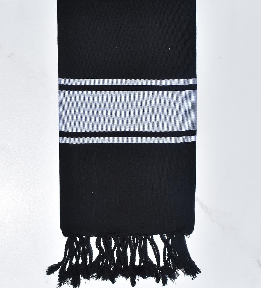 Fouta noir - FOUTA TUNISIA